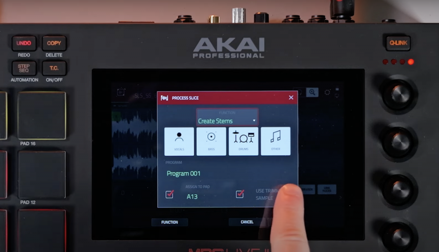 Akai anticipa MPC Stems, un motor de creación de stems que llegará a su gama MPC | Hispasonic